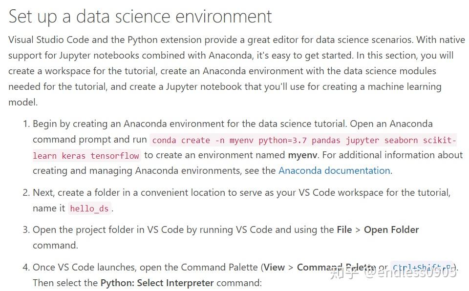 为VS code配置Anaconda 环境 - 知乎