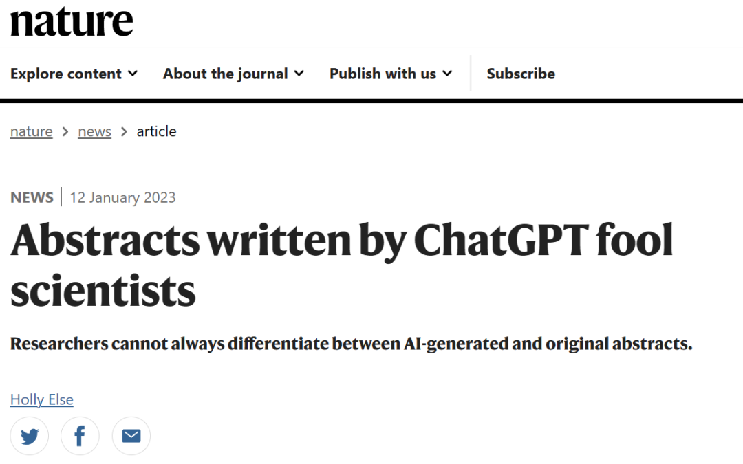 ChatGPT，登上《Nature》《Science》正刊。 - 知乎