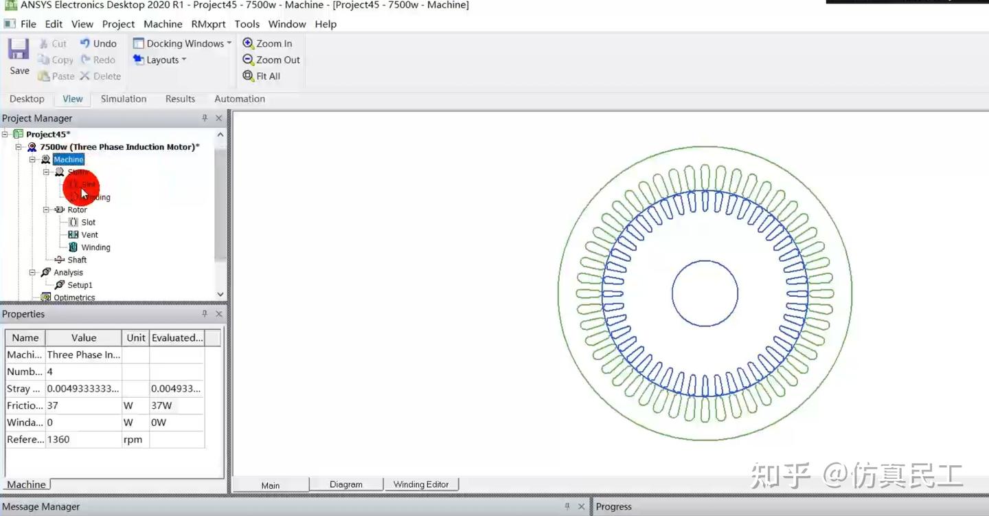 ANSYS RMxprt案例：调速三相异步电动机仿真分析 - 知乎