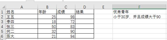 Excel并列条件判断：逻辑函数and的用法示例 知乎 