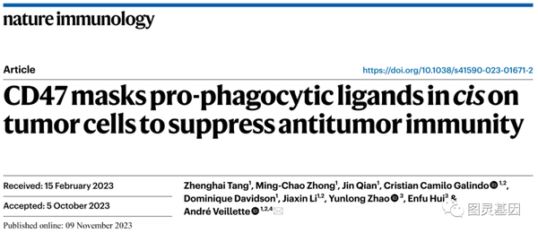 Nat Immu ｜ 肿瘤欺骗巨噬细胞避免被吞噬机理 - 知乎
