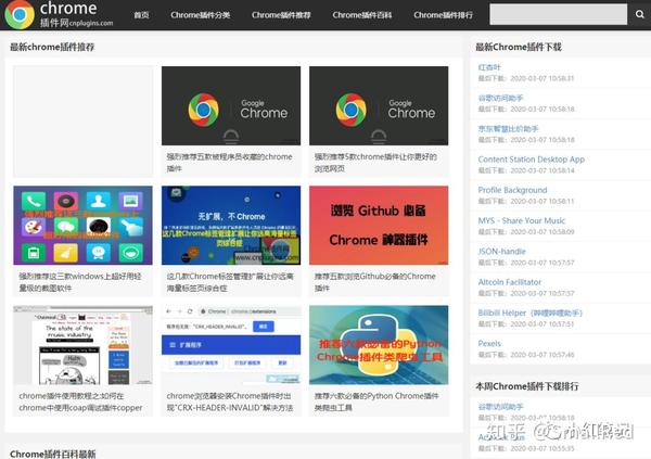 分享几个国内的Chrome插件下载网站 - 知乎