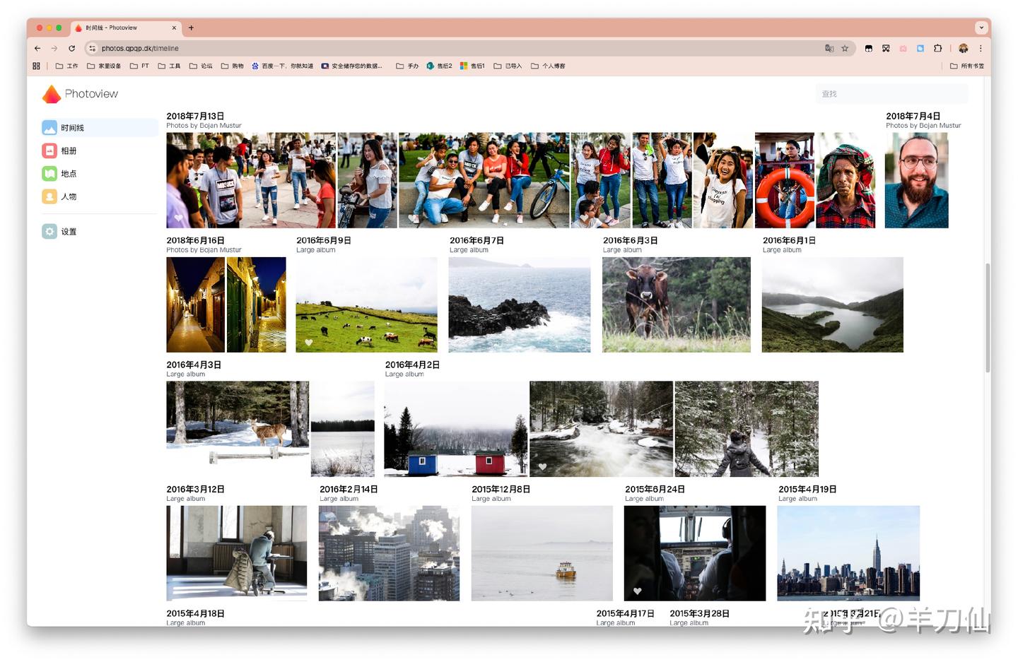 NAS搭建照片墙：PhotoPrism、Photoview、PiGallery2 部署及对比 - 知乎