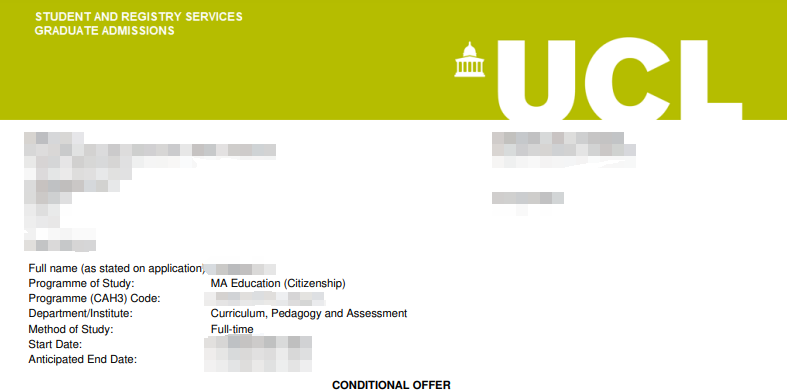 【offer喜报】985大学均分82+，斩获UCL offer！ - 知乎