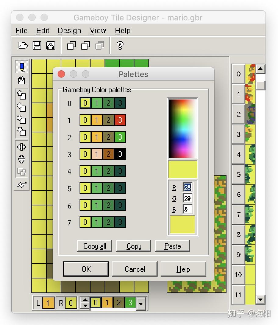 Gameboy游戏开发-调色板 - 知乎