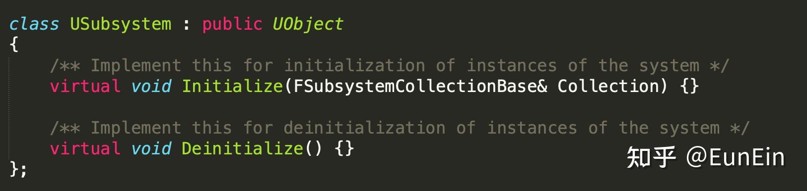 UE4：SubSystem（子系统）相关 - 知乎