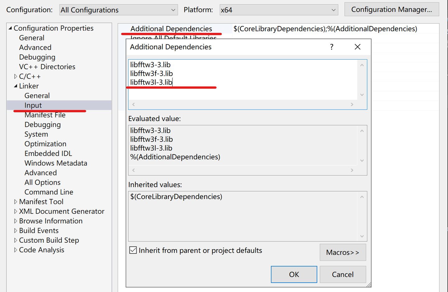 VS2022：C++在本项目中导入外部库，以FFTW为例 - 知乎