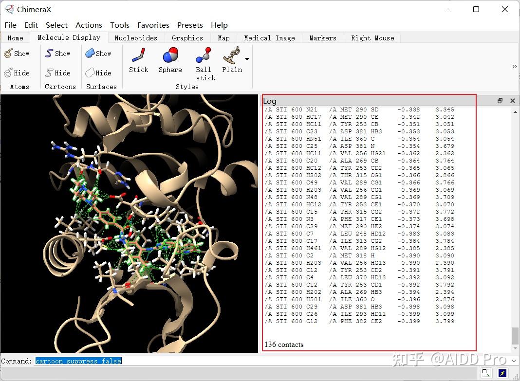 手把手教你使用ChimeraX进行蛋白-配体相互作用的分析与绘图（中篇） - 知乎
