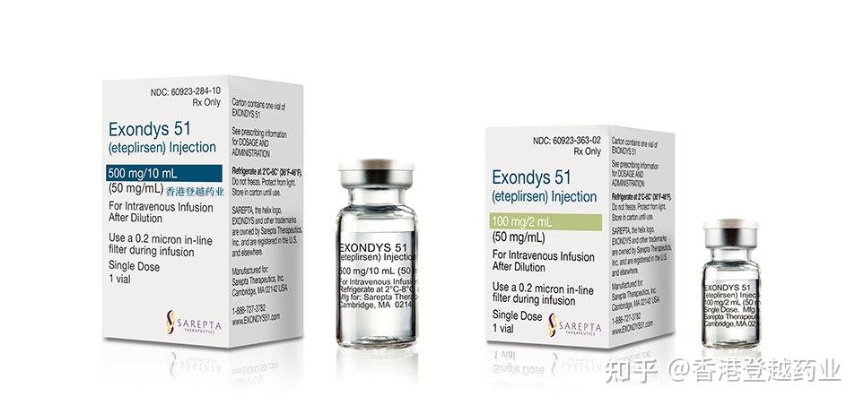依特立生（Eteplirsen Exondys51）中文说明书|香港登越药业 - 知乎
