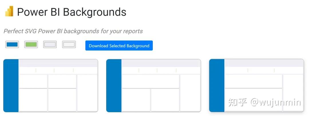 Power BI SVG布局背景工具 - 知乎