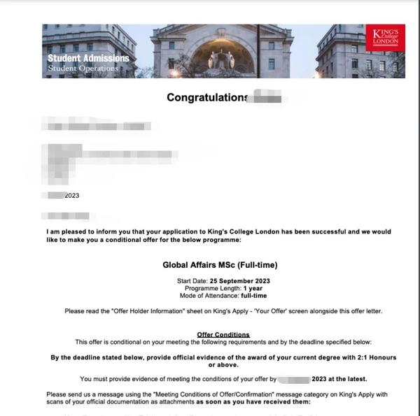 KCL offer又又又来啦！低分逆袭KCL究竟有什么秘诀？ - 知乎