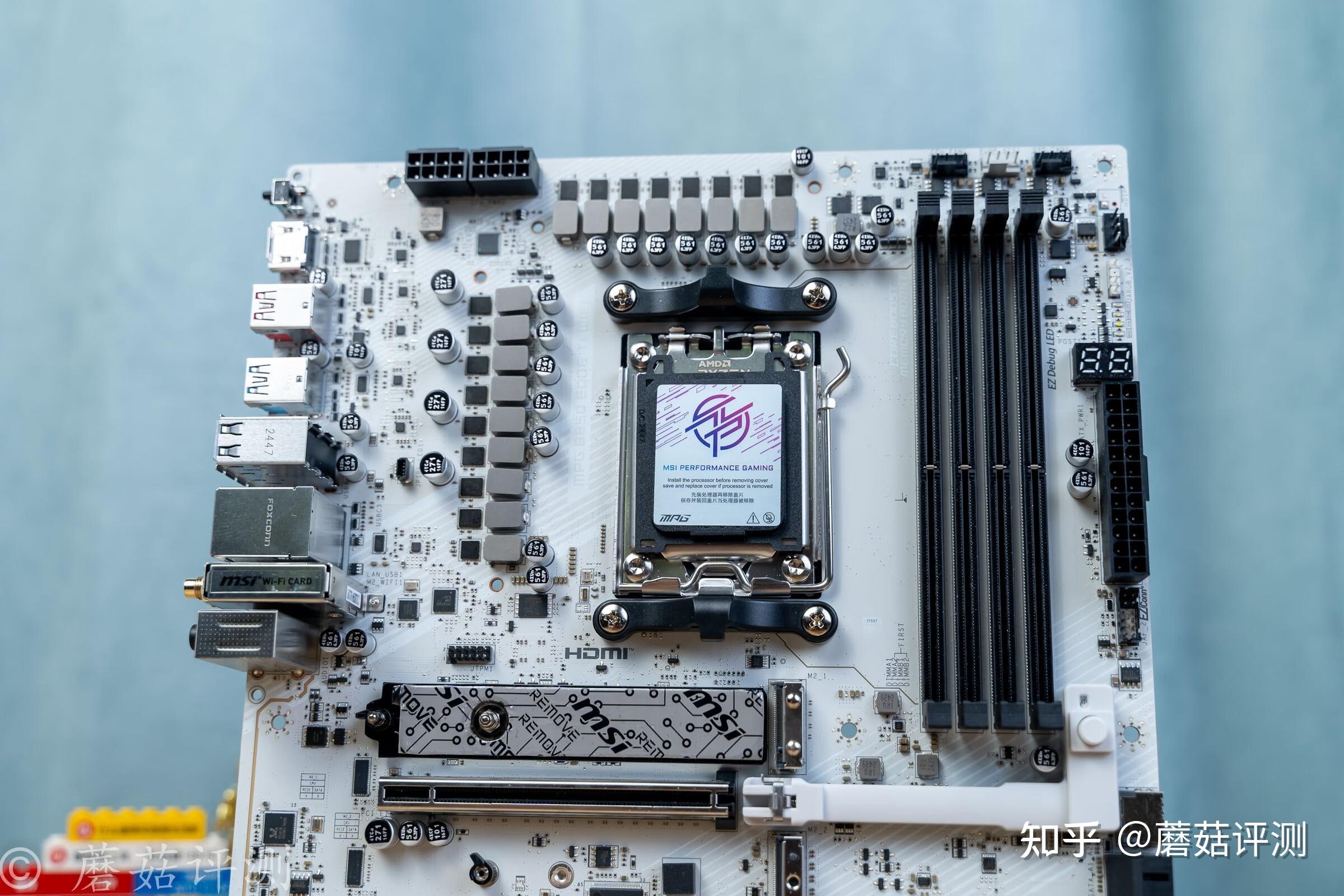 配置、用料、外观直接拉满，谁能辨我是B级，微星MPG B850 EDGE TI WIFI刀锋钛主板 拆解评测 - 知乎