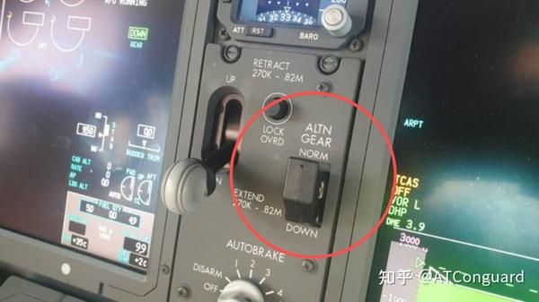 关于“手动放下起落架” ，你还是只知道 crank the gear down 吗？ - 知乎