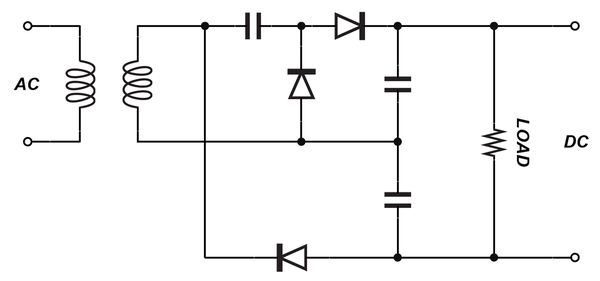 Voltage Doubler, Multiplier & Rectifier - 知乎
