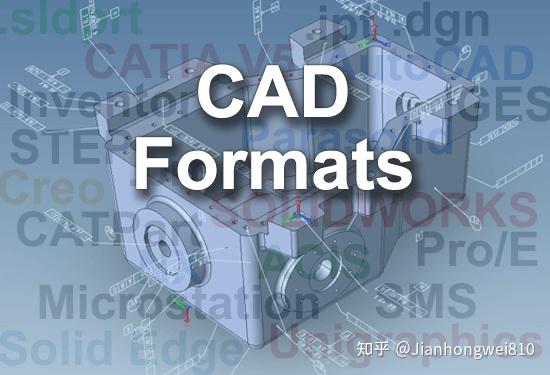 工业软件MCAD:CAD 格式类型大全2022 - 知乎