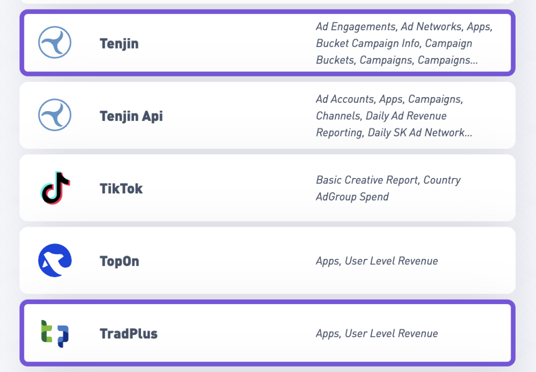 TradPlus 与 Tenjin 旗下多款产品完成对接，全面实现用户层级数据打通 - 知乎