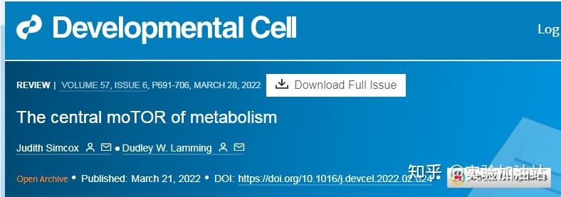Cell子刊综述：一文详细了解mTOR对细胞代谢的调节 - 知乎