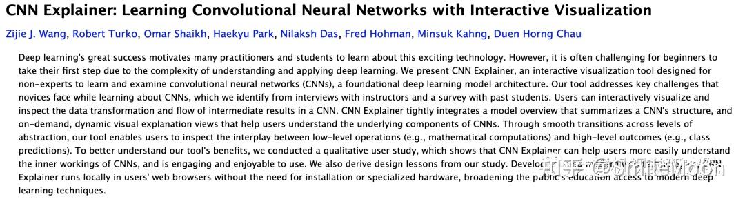 【Deep Learning】推荐四个深度学习可视化工具并附上对应github源码 - 知乎
