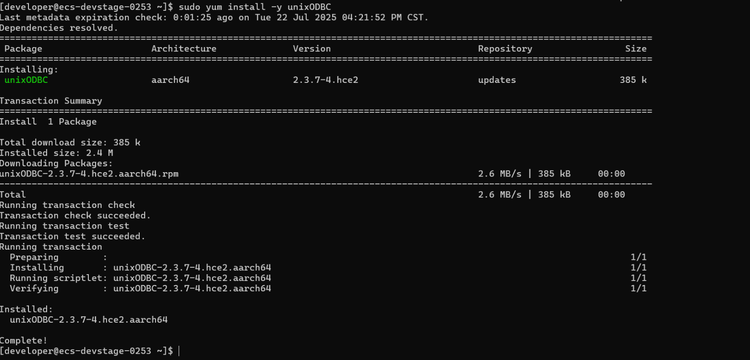 开发者空间安装ODBC驱动，编写应用程序操作GaussDB数据库 - 知乎