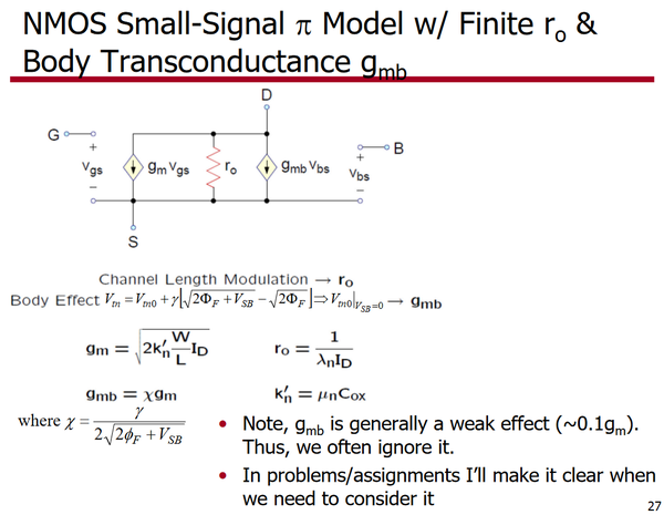 PMOS小信号模型复习 - 知乎