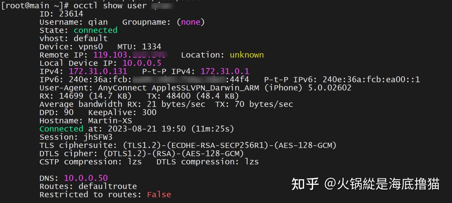 使用Ocserv搭建双栈SSL-VPN - 知乎