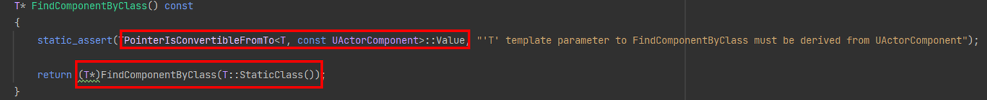 寻找actor中是否存在指定类型组件：FindComponentByClass - 知乎