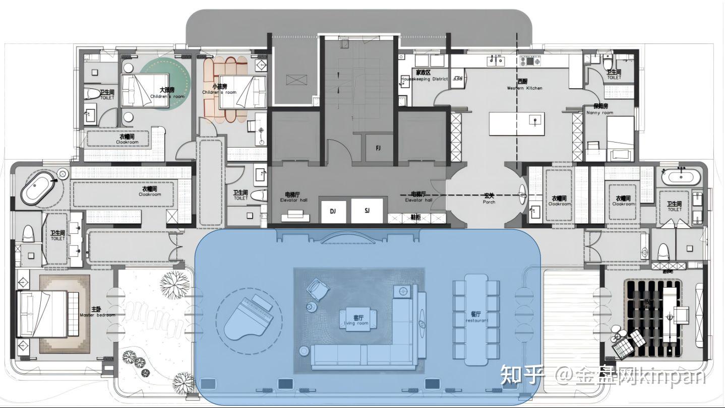 210㎡以上大平层户型设计,布局＋趋势解读 - 知乎