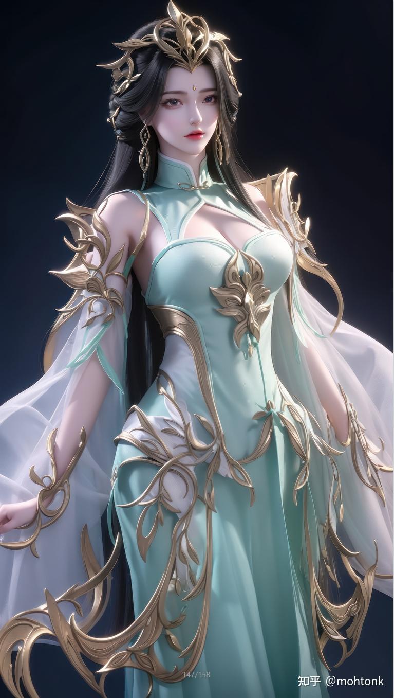 340张柳神合集 ai绘画动漫游戏角色世界柳神手机高清壁纸电脑渲染模型美术CG素材 - 知乎