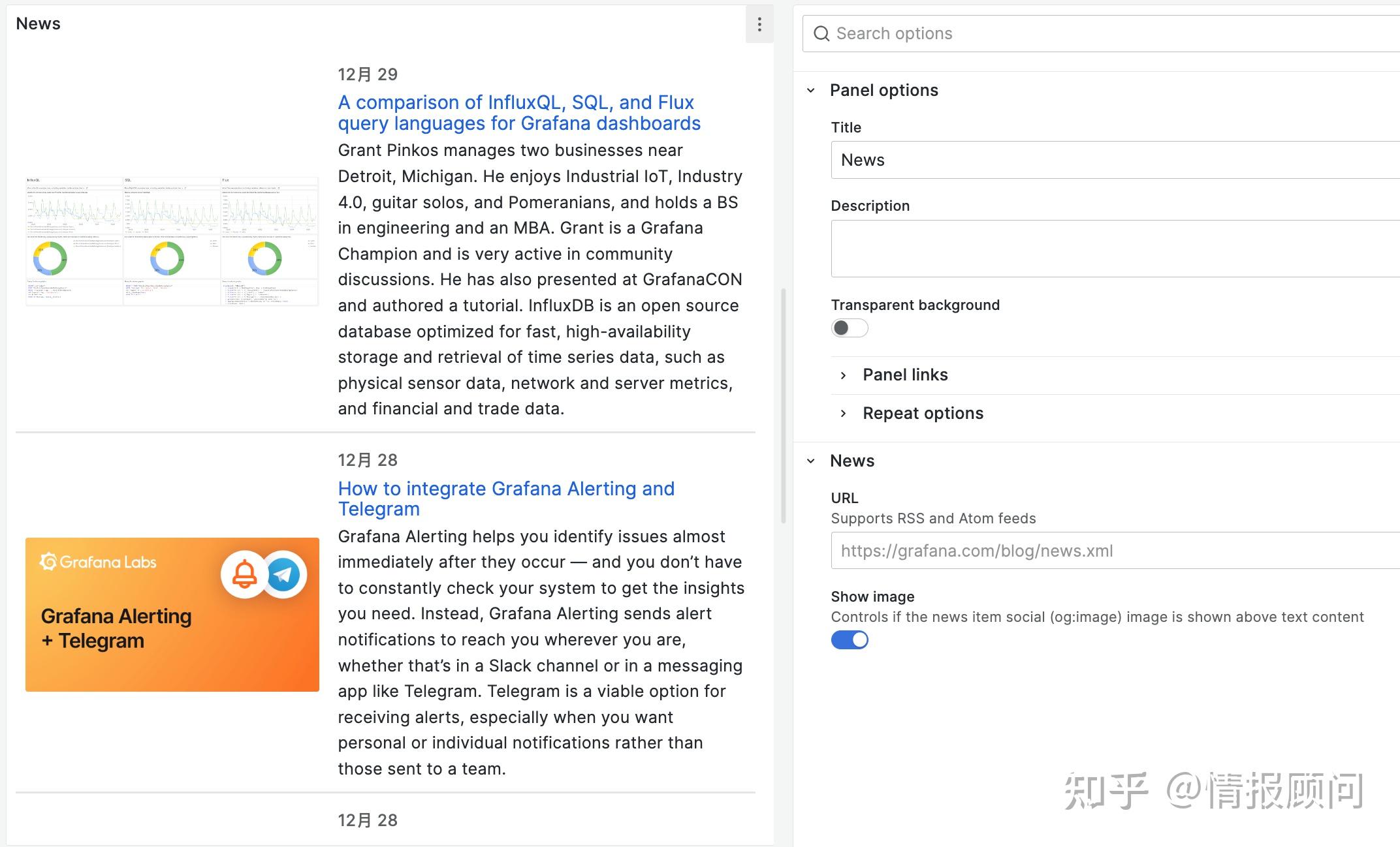 Grafana Panel Plugins 最全合集 - part7 - RSS、节点图、里程表、风廓线、统计图、帕累托图、奇偶校验等 - 知乎