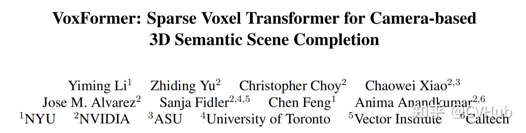 CVPR 2023 I VoxFromer: 单目3D语义场景补全新SOTA! - 知乎