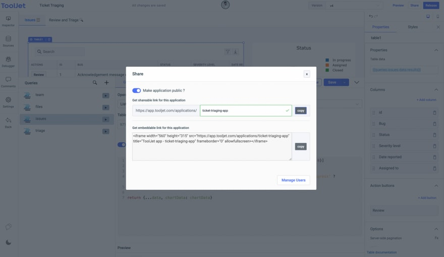 使用 Baserow 和 ToolJet 构建票务分类应用程序 - 知乎
