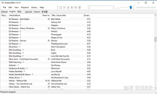比较好用的免费离线音乐播放器foobar2000和AIMP - 知乎