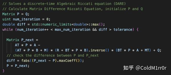 第七讲：LQR算法解析及实现|Apollo星火计划之PnC专项 - 知乎