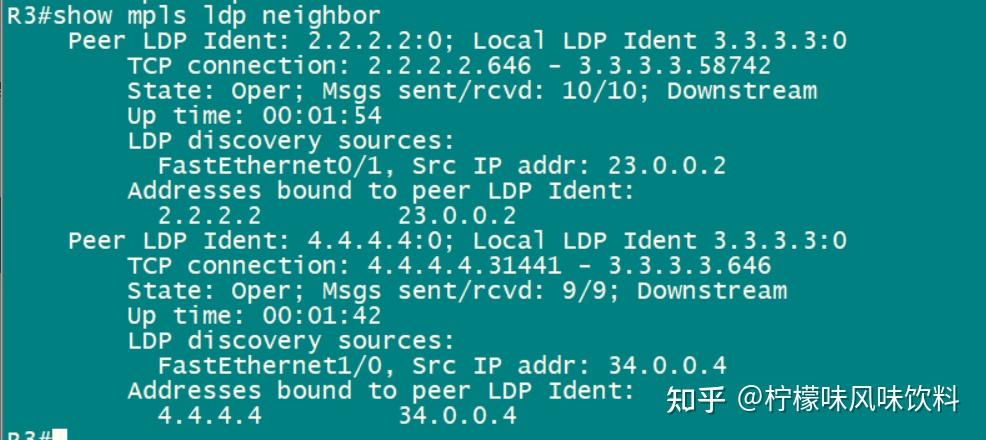 思科MPLS VPN实验--静态 - 知乎