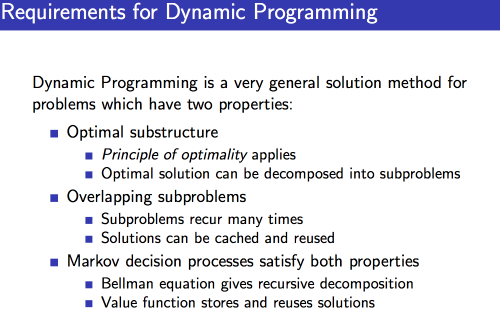 《RL》第三讲Planning by Dynamic Programming笔记 - 知乎