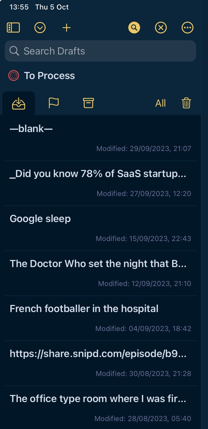 效率工具系列：快速收集信息的草稿中心工具 Drafts【译】 - 知乎