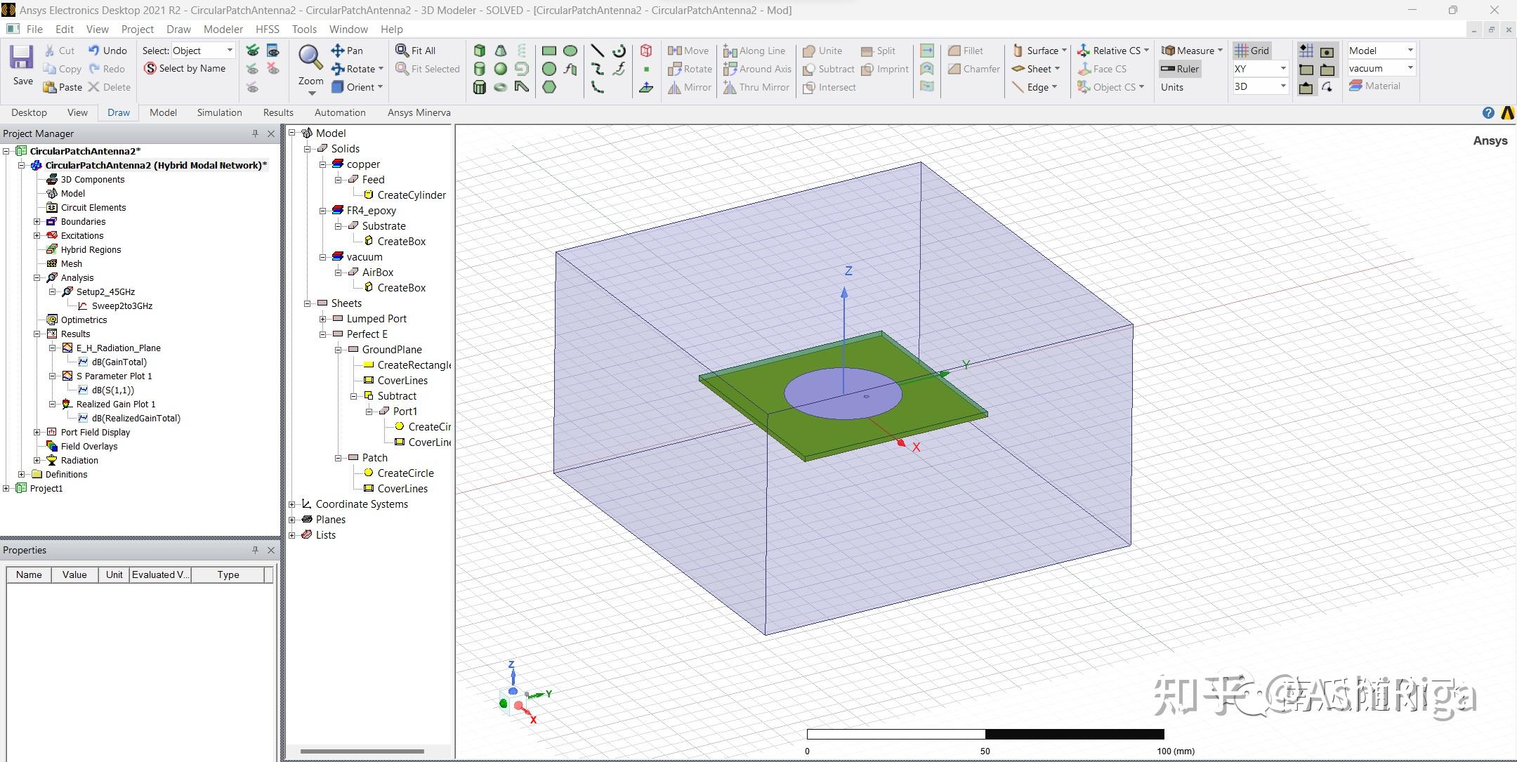 MATLAB-ANSYS HFSS API程序建模仿真 - 知乎