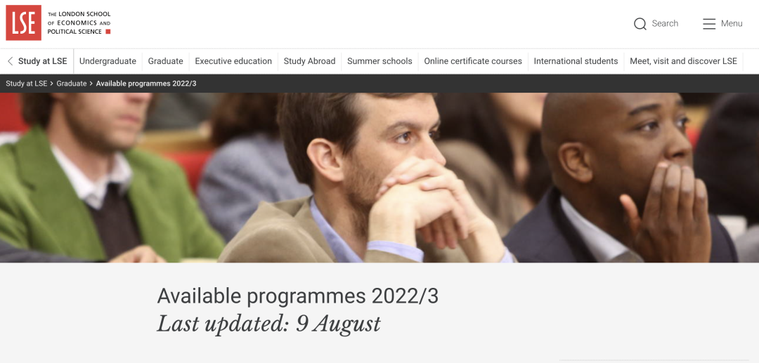 申请资讯｜23fall&22fall新开设及取消的硕士项目：LSE/NUS - 知乎