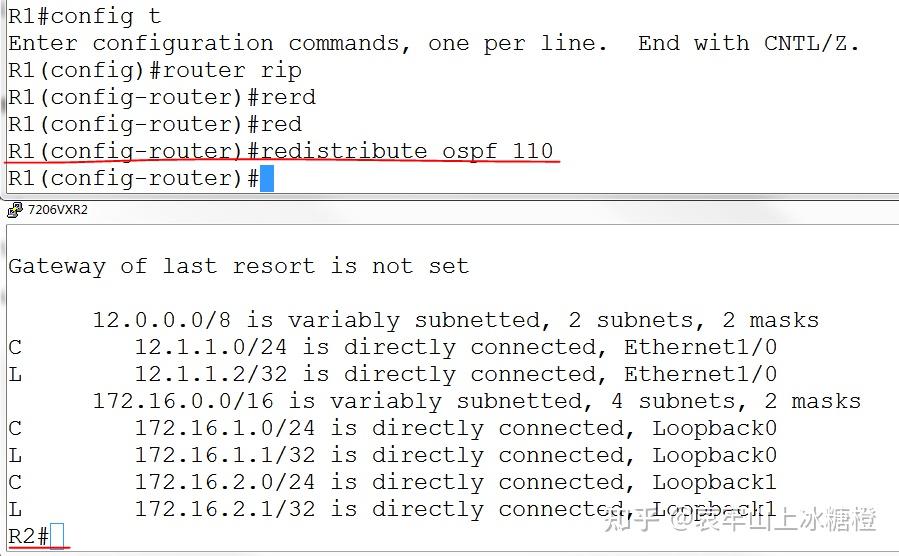 思科CISCO——OSPF重分布进RIP、直连和静态路由重分布进RIP - 知乎