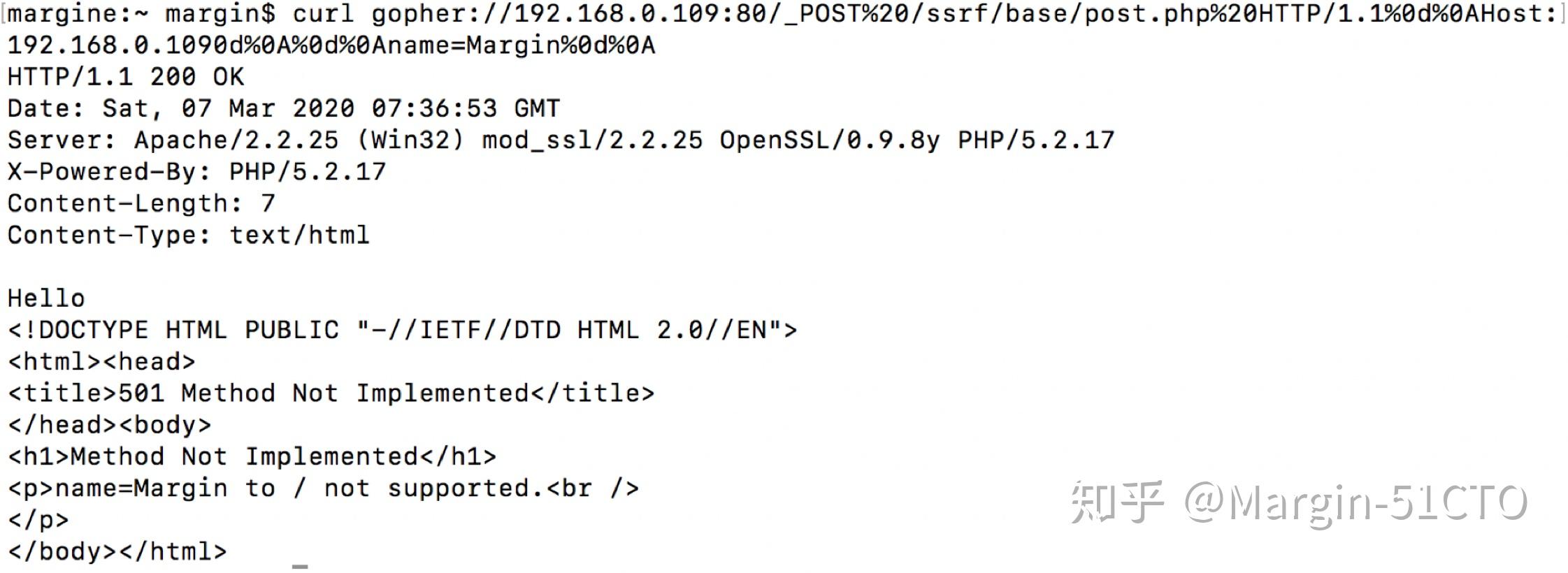 Gopher协议原理和限制介绍——Gopher协议支持发出GET、POST请求（类似协议转换）：可以先截获get请求包和post请求包，在构成 ...