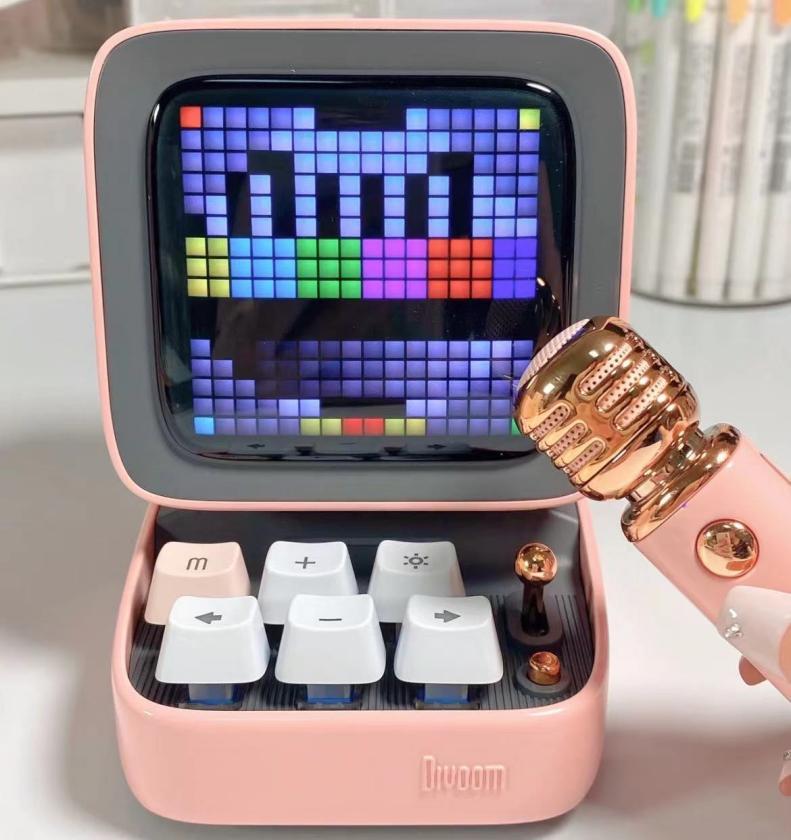 居家K歌聚会必备神器|送男友女友礼物首选便携音响|divoom 点音——Ditoo-mic点音像素音箱开箱实测 - 知乎