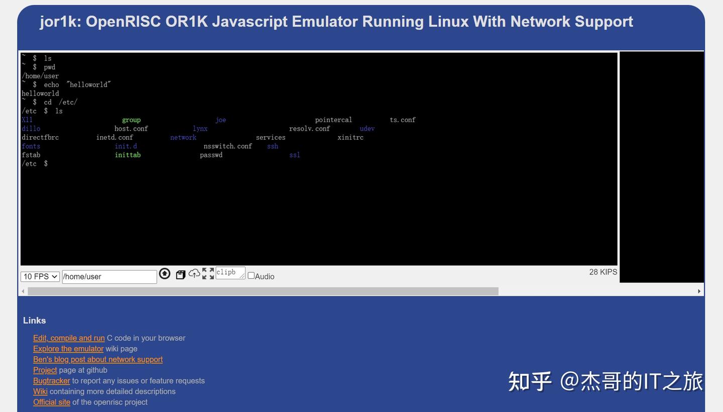 在线运行 Linux，强的离谱！ - 知乎