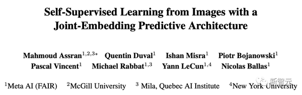 LeCun世界模型出场！Meta震撼发布首个「类人」模型，理解世界后补全半张图，自监督学习众望所归 - 知乎