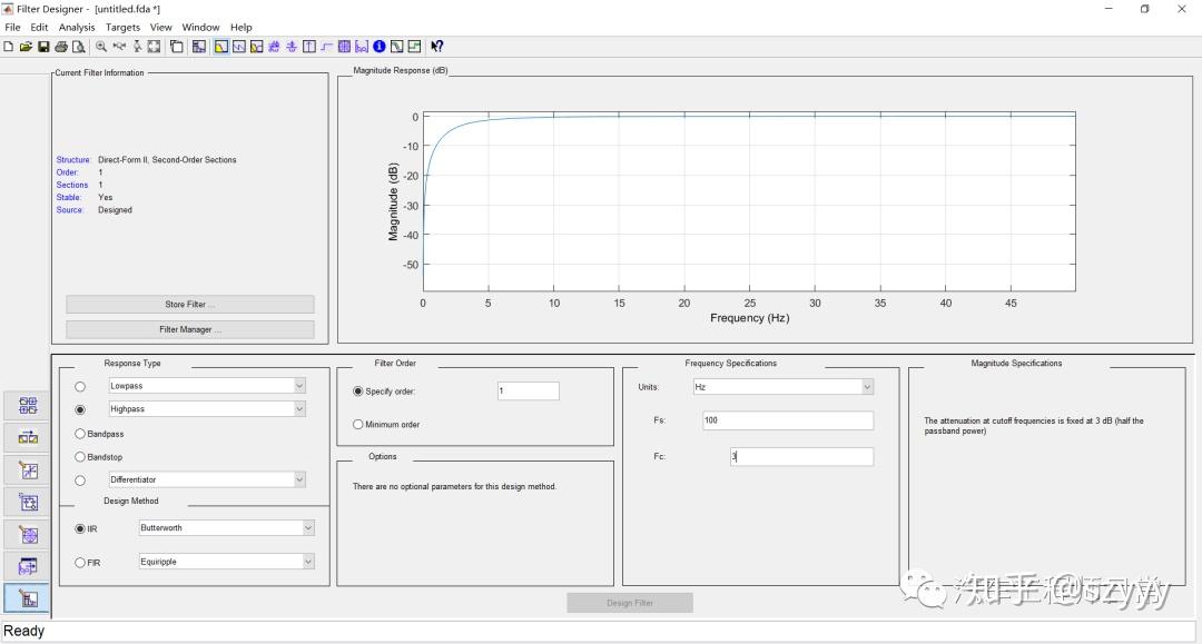 [控制相关] 滤波器2_使用fdatool以及建模设计 - 知乎