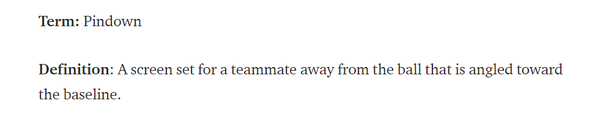 术语解释：浅议NBA常用的 Pin Down Screen 的概念及特征 - 知乎