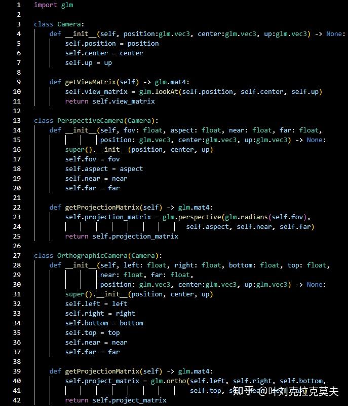 用python和opengl探索数据可视化（三维篇） 创建照相机类 知乎