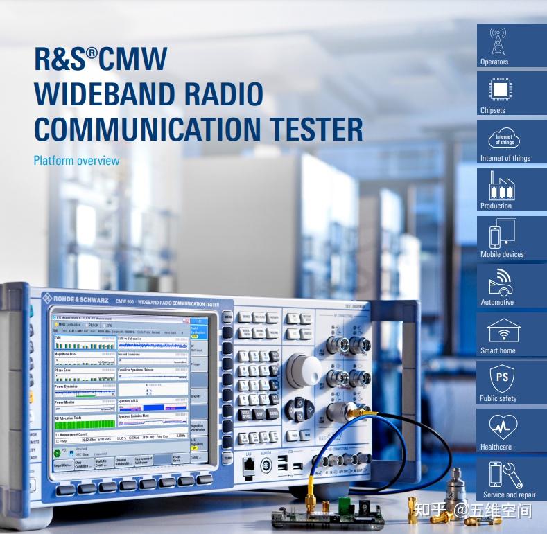 罗德与施瓦茨R&S CMW500宽带无线通信测试仪简介 - 知乎