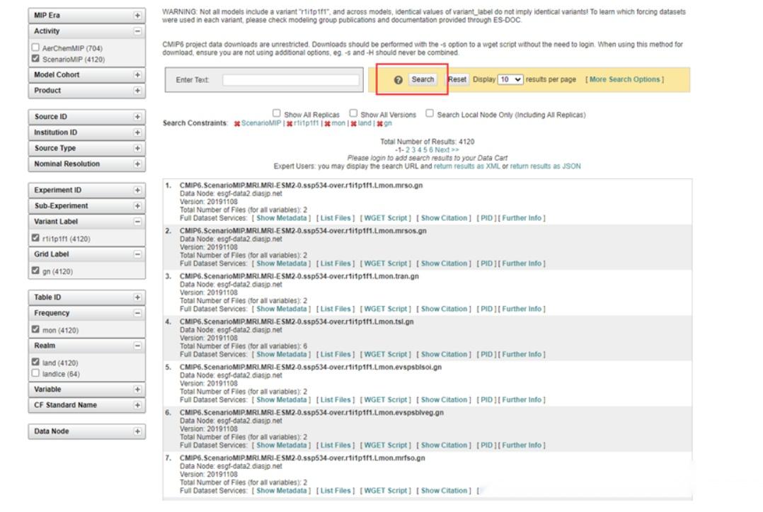 CMIP6数据下载教程大全（含批量） - 知乎