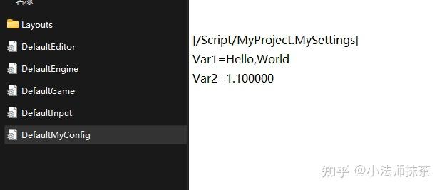UE 自定义Config - 知乎