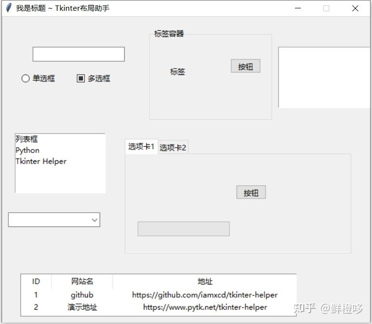 利用拖拽方式制作 python tkinter 图形界面的小工具 - 知乎